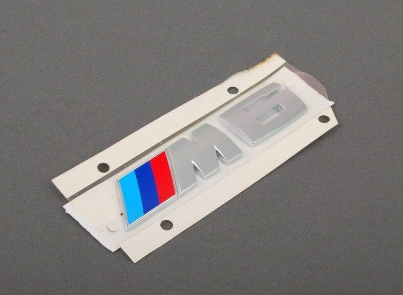 BMW E63 E64 GENUINE M6 TRUNK LID CHROME EMBLEM BADGE LOGO SIGN ...