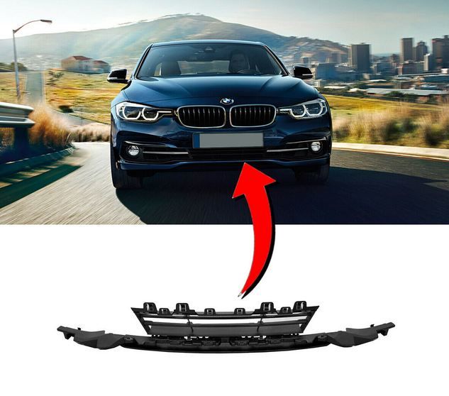 NEW GENUINE BMW 3 SERIES F30 F31 LCI FRONT BUMPER LOWER CENTER SECTION ...