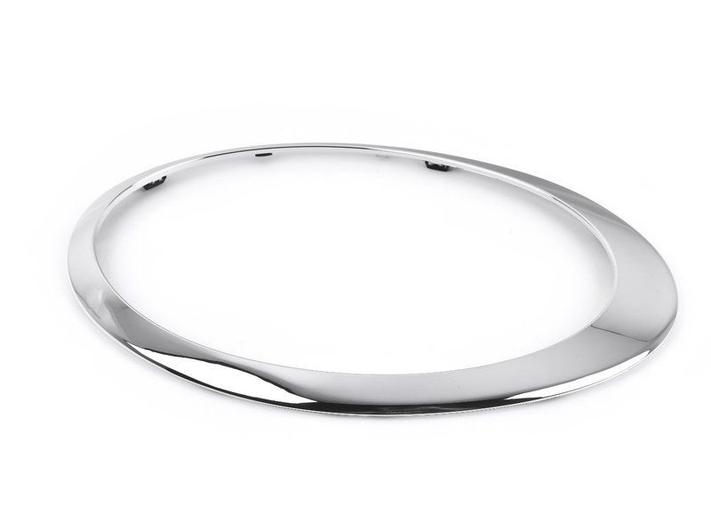 NEW GENUINE MINI CLUBMAN F54 FRONT LIGHT CHROME TRIM SURROUND LEFT N/S ...