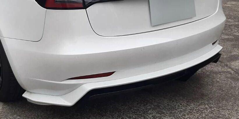 JDM Style rear diffuser for Tesla Model 3 in Diffusers / Skirts - buy ...