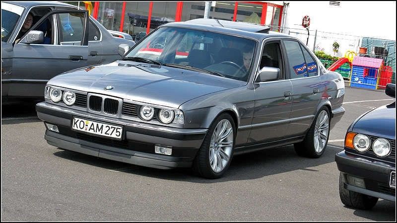 P-Performance WIDE front bumper lip spoiler/ addon For BMW E34 in Lips ...