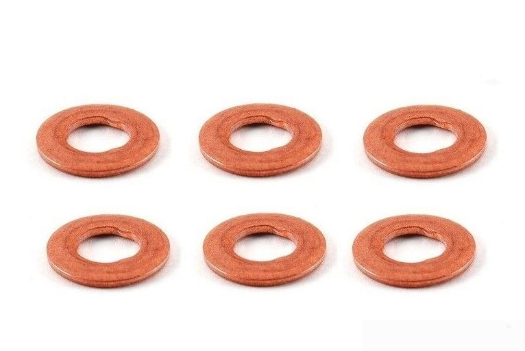 NEW GENUINE MERCEDES BENZ MB COPPER INJECTOR WASHER SEALS 6PCS ...
