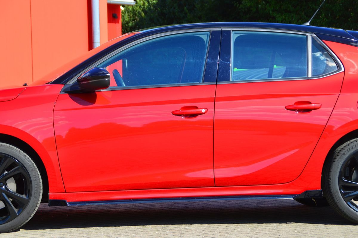 Black Gloss Performance Side skirts addons / Blades / diffusers / sill ...