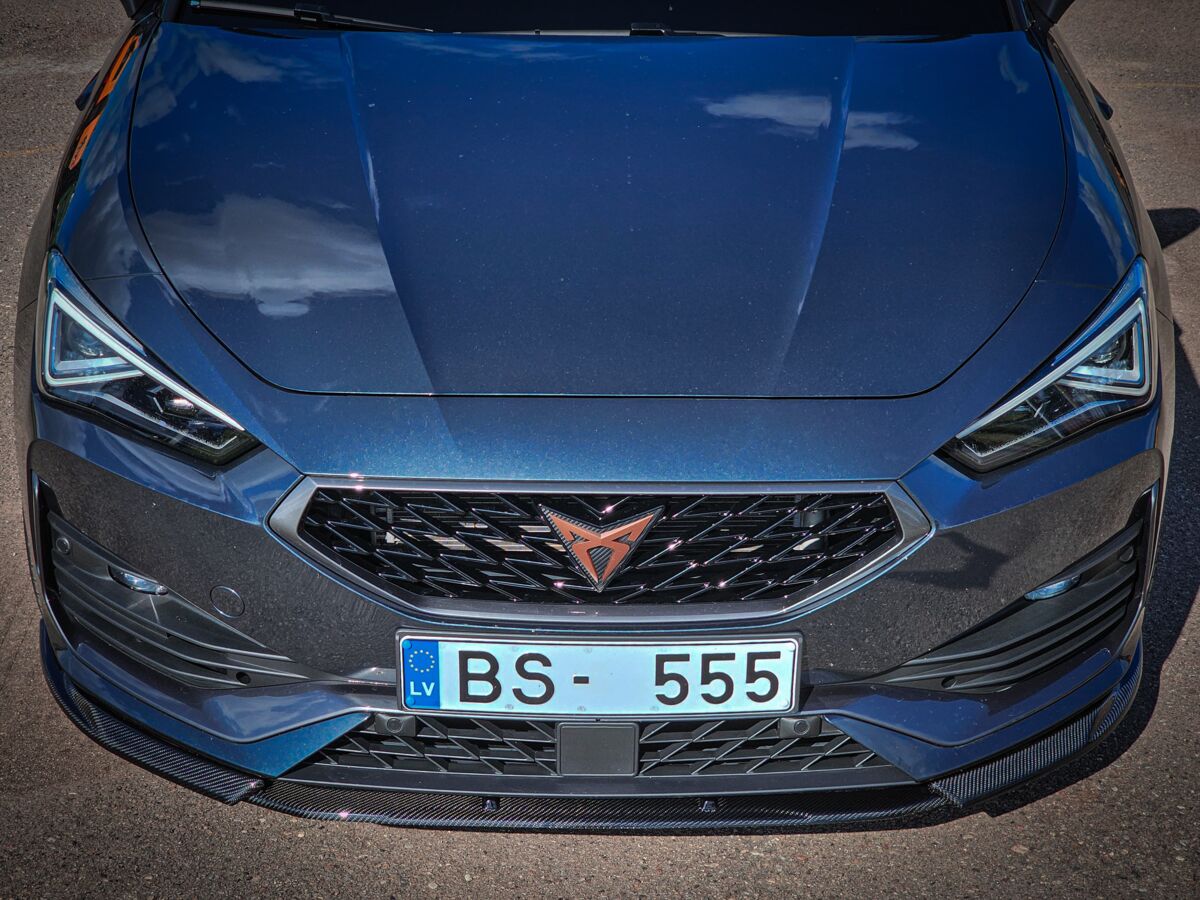 Front carbon splitter for Cupra Leon KL - Bumper Lip spoiler chin in ...