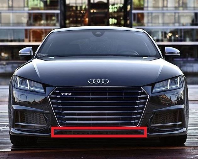 NEW GENUINE AUDI TT 15-17 S-LINE FRONT BUMPER LOWER CENTER TRIM ...