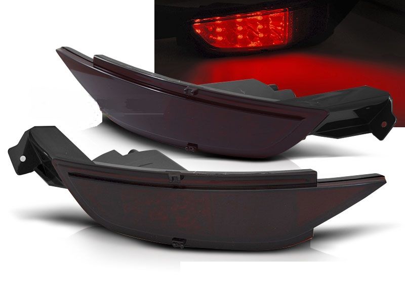 REAR FOG LIGHTS LED RED SMOKE FOR FORD FIESTA MK7 08-16 in Foglights ...