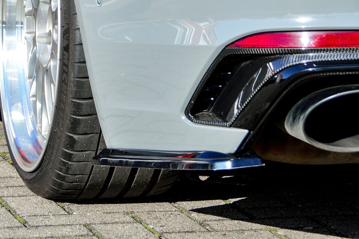 Performance Rear Bumper Side Flaps / Splitters For Audi RS4 B9 2017 ...