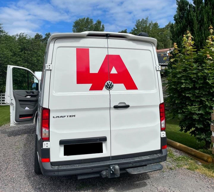 P-Performance Rear Roof Spoiler wing For VW Crafter MK2 WITH CAMERA in ...