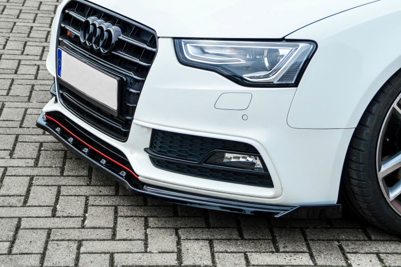 Performance Front Bumper spoiler / skirt / valance with Wing For Audi ...