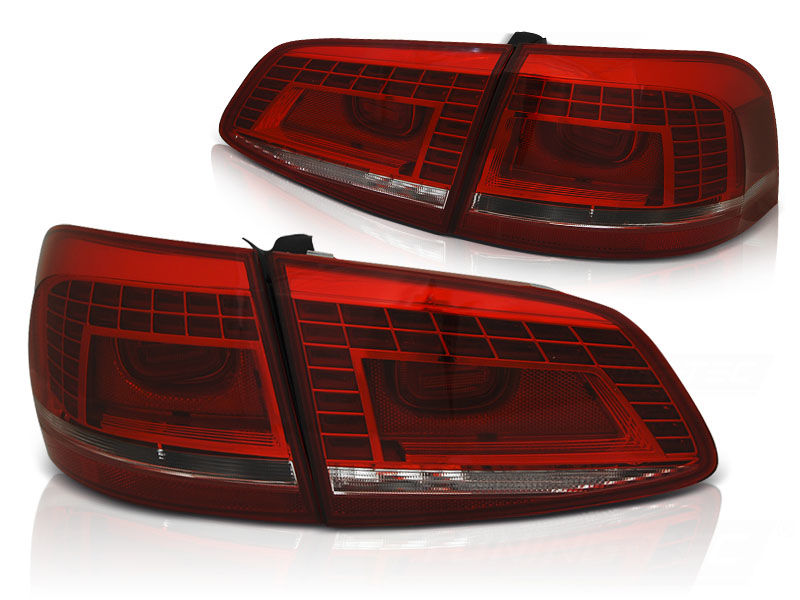 LED TAIL LIGHTS RED WHITE fits VW PASSAT B7 VARIANT 10.10-10.14 in ...