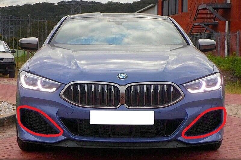 NEW GENUINE BMW 8 SERIES G14 G15 M FRONT BUMPER SIDE GRILL OPEN PAIR ...