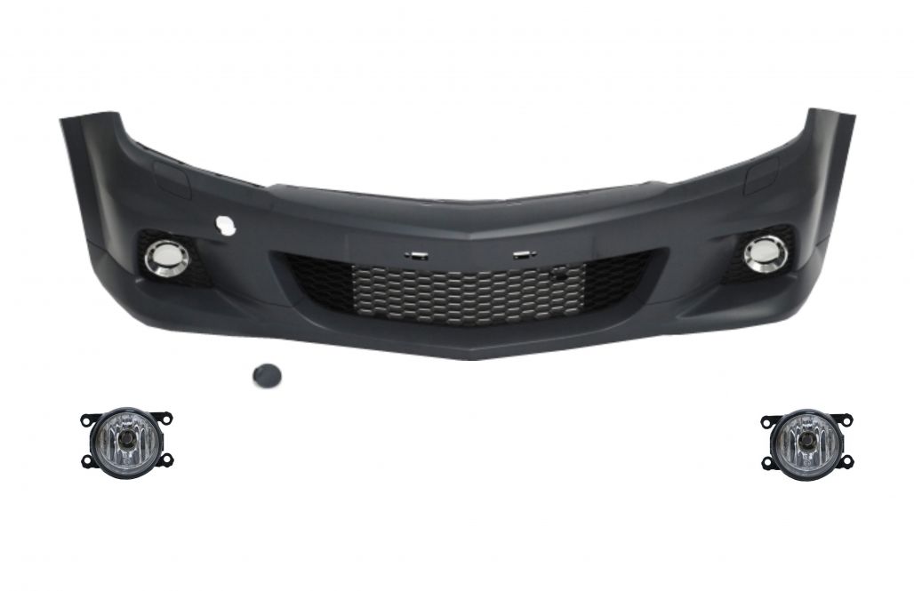 OPC Look Full Front Bumper For Opel Astra H with Fog Lights in Bumper ...