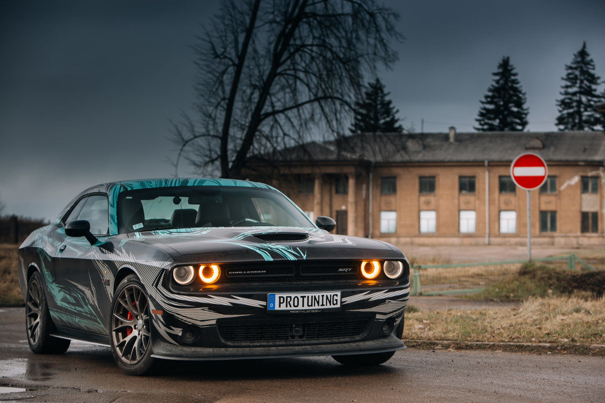 Performance Splitter Front bumper for Dodge Challenger SRT MK3 in Lips ...