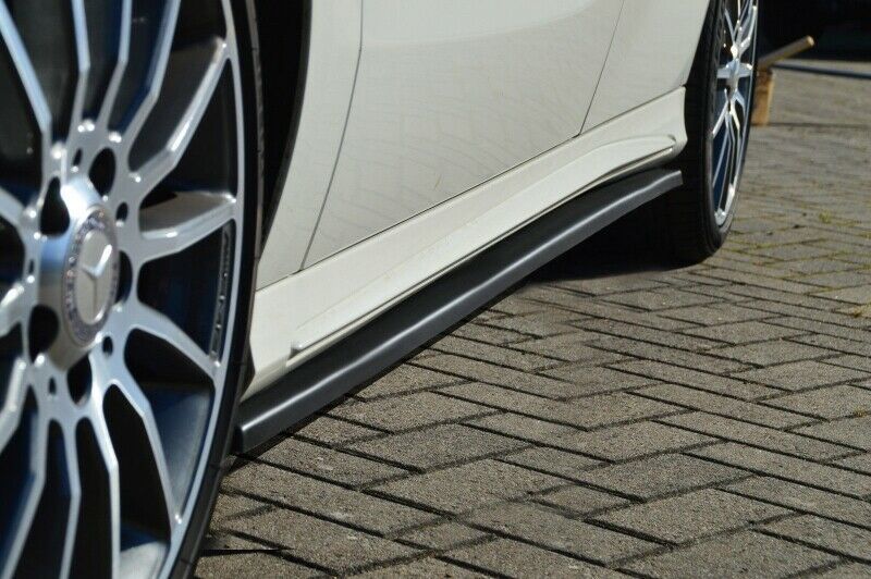 Performance Side skirts addons / Blades / sill covers For Mercedes Benz ...