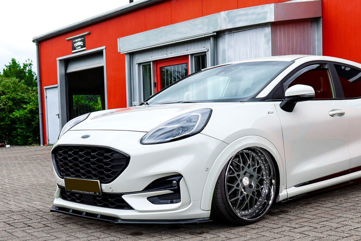 Front Bumper spoiler / skirt /valance For Ford Puma JSK 19-24 in Lips ...
