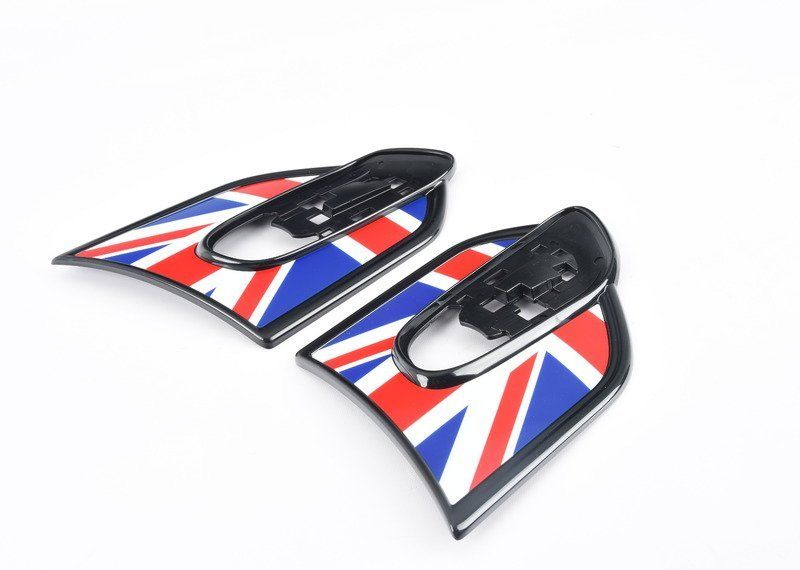 MINI NEW OEM F55 F56 F57 SIDE SCUTTLE PAD SET UNION JACK PAIR LEFT ...