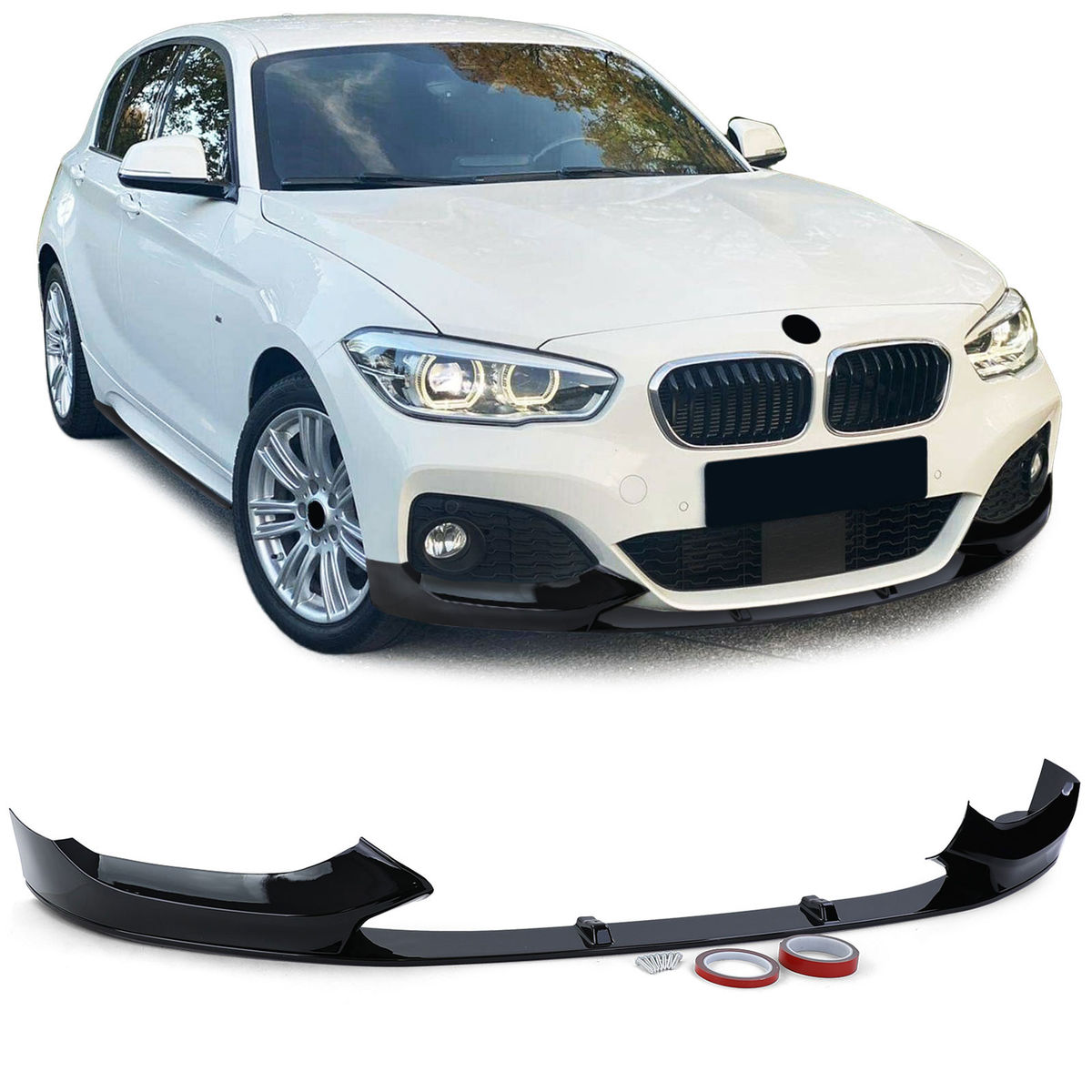 Performance Front Bumper Spoiler Lip For BMW F20/F21 16-19 LCI M-Sport ...