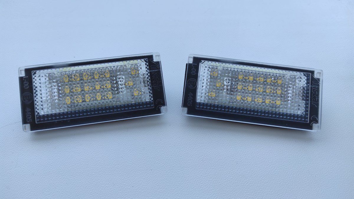 LED License Plate Light for MINI Cooper R50 R52 R53 in LED Numberplate ...