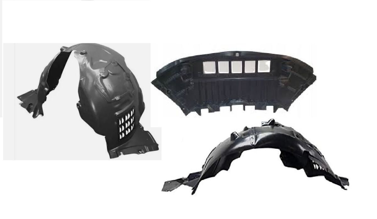 NEW GENUINE MERCEDES W205 C63 AMG FRONT WHEELS ARCH COVERS AND ENGINE ...