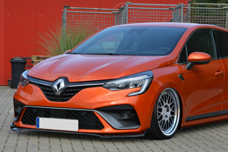 Front Bumper spoiler / skirt / valance For Renault Clio 5 RS-line 2019 ...