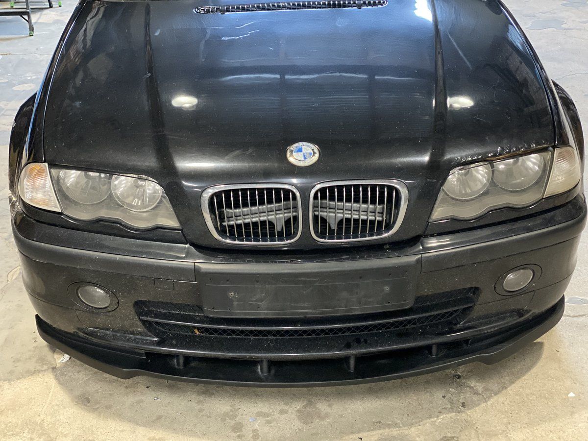 Splitter lip For E46 Front spoiler for M TECH 1 sport bumper in Lips ...
