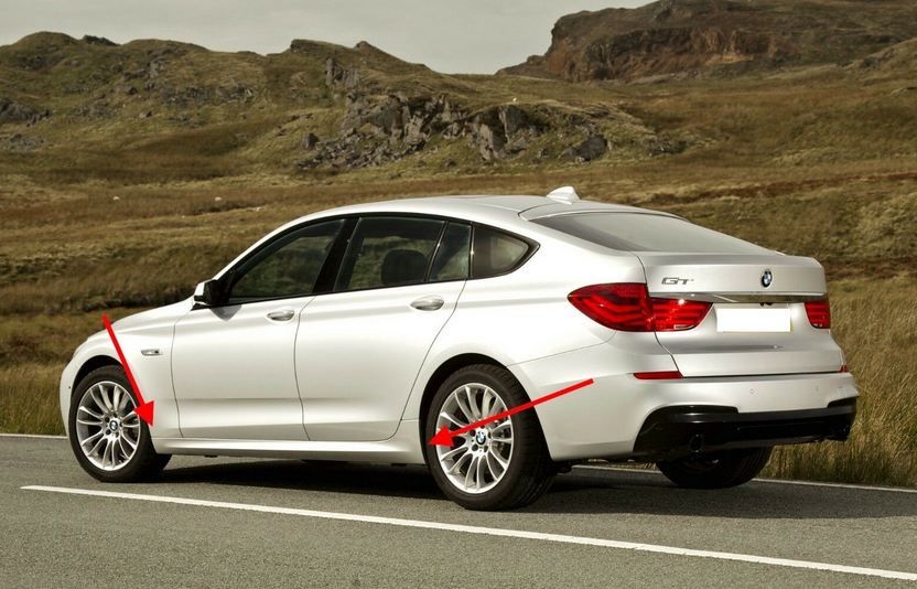 BMW NEW GENUINE 5 F07 GT M SPORT PACKAGE SIDE SKIRT TRIM SILL N/S LEFT ...