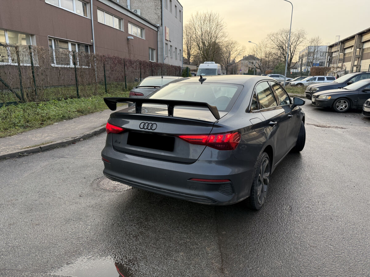 RS Rear trunk spoiler Wing LMS TCR Style for Audi A3 S3 8Y Saloon 2020 ...