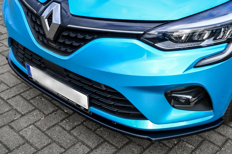 Black Gloss Front Bumper spoiler / skirt /valance For Renault Clio 5 ...