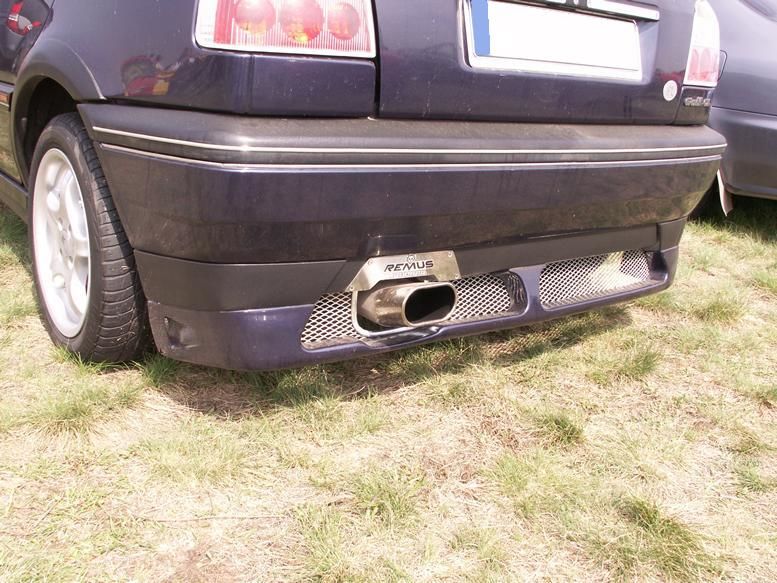 Sport Look Rear bumper diffuser For VW GOLF III MK3 in Diffusers ...