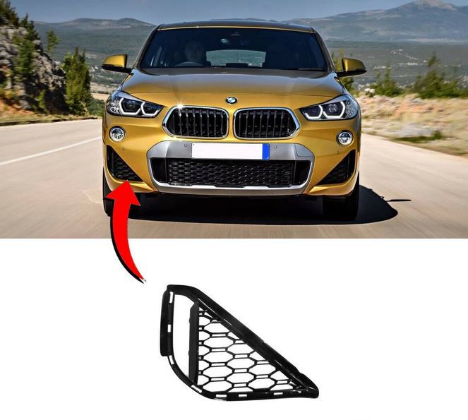NEW GENUINE BMW X2 SERIES F39 M FRONT BUMPER LATERAL GRILL RIGHT O/S ...