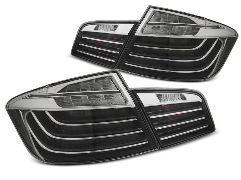 LED BAR TAIL LIGHTS BLACK CHROME LCI LOOK For BMW F10 10-13 in ...