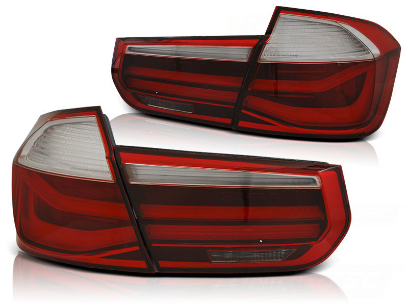 RED SMOKE LED BAR TAILLIGHTS FOR BMW F30 11-15 in Taillights - buy best ...