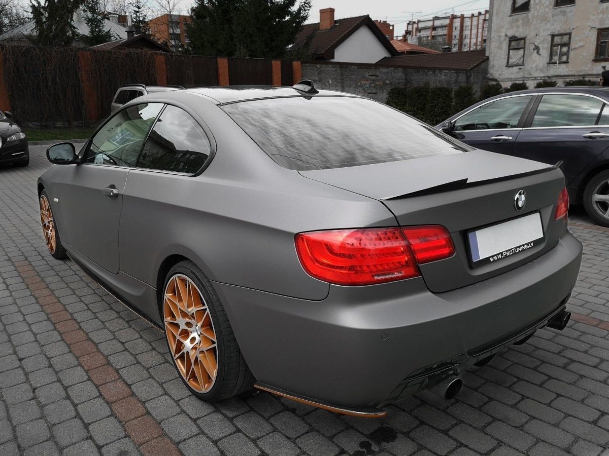 Carbon Fiber Trunk lid spoiler lip For BMW E92 Coupe in Spoilers - buy ...