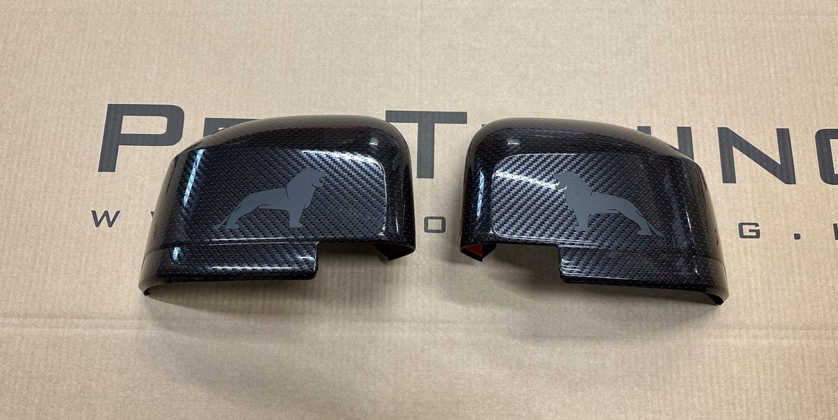 Genuine MAN Lion S 30th Anniversary Carbon Look Mirror Cover SET For ...