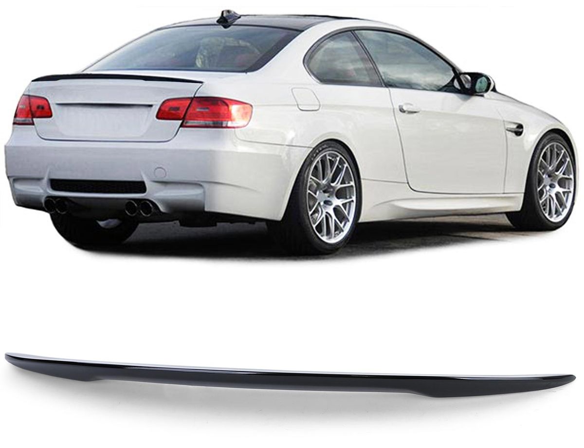Performance Black Gloss Rear Trunk Lid Spoiler Lip For BMW E92 Coupe in ...