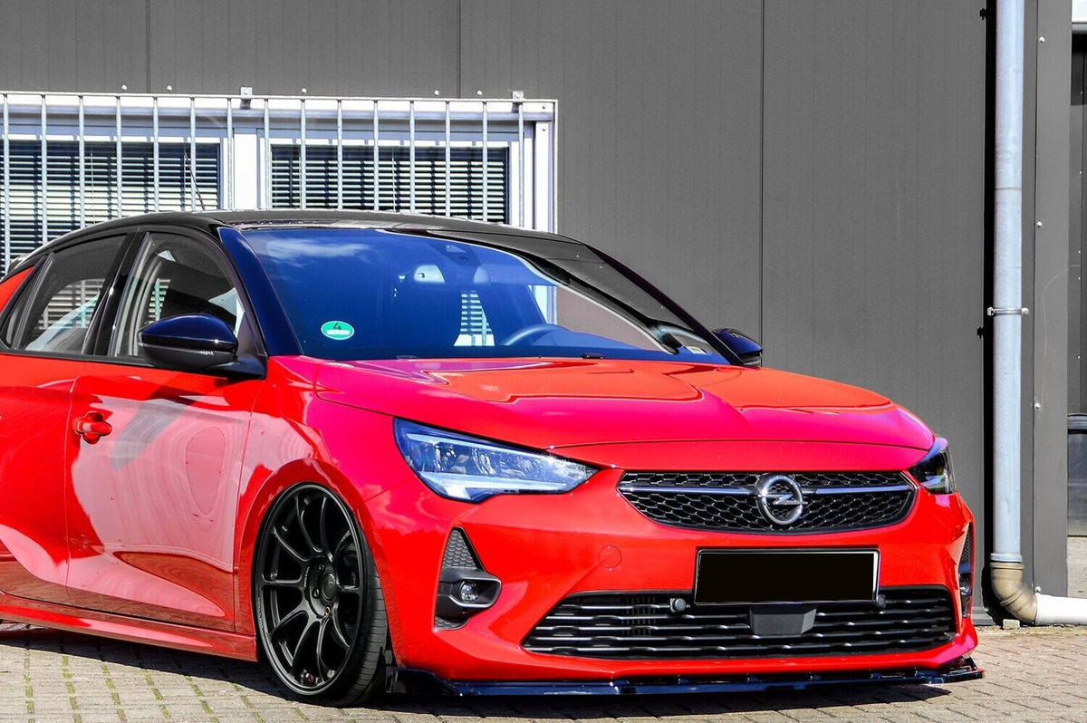 Priekšējā Bampera Spoileris / Splitters ar Spārnu priekš Opel Corsa F ...