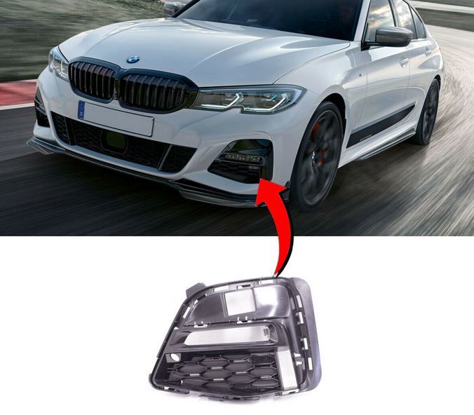 NEW GENUINE BMW 3 SERIES G20 M AERODYNAMICS FRONT BUMPER GRILL LEFT N/S ...
