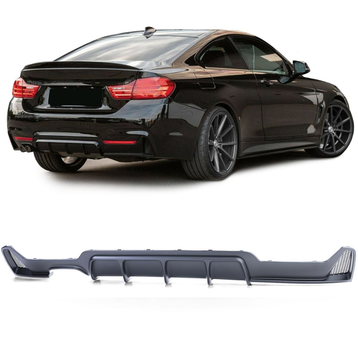Performance rear bumper diffuser For F32 F33 F36 M Sport OO in Diffusers Skirts