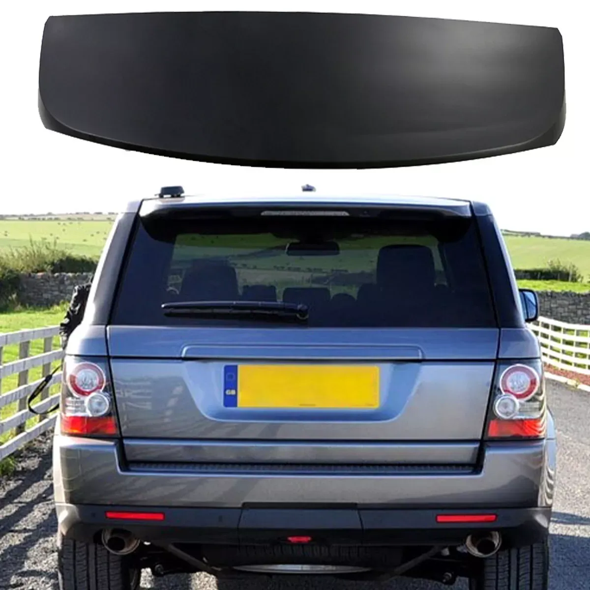 DEFECTED Sport Look Rear Door/ Roof Spoiler For Range Rover Sport L320 ...