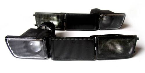 OE Look Black Smoked Fog Lights SET with turnsignals For VW Golf III ...