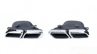 NEW GENUINE MERCEDES BENZ C CLASS W205 AMG EXHAUST PIPE COVERS LEFT ...