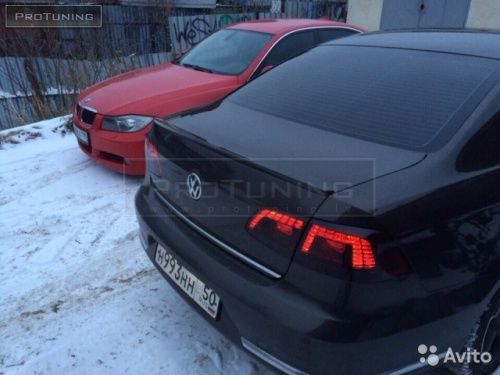 Passat B7 2010-2015 rear trunk spoiler R-Line in Spoilers - buy best ...