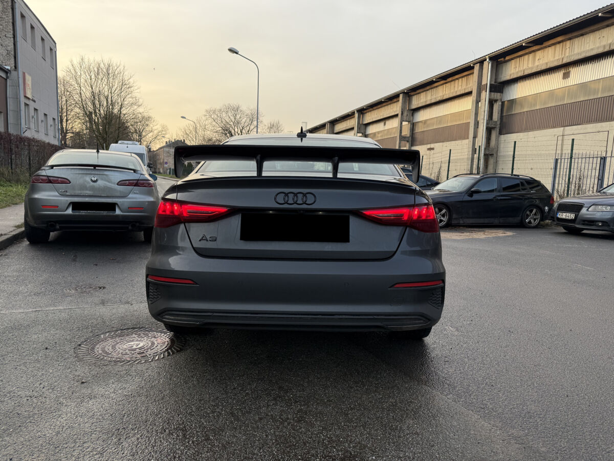 RS Rear trunk spoiler Wing TCR LMS Style for Audi A3 S3 8V Saloon 2013 ...