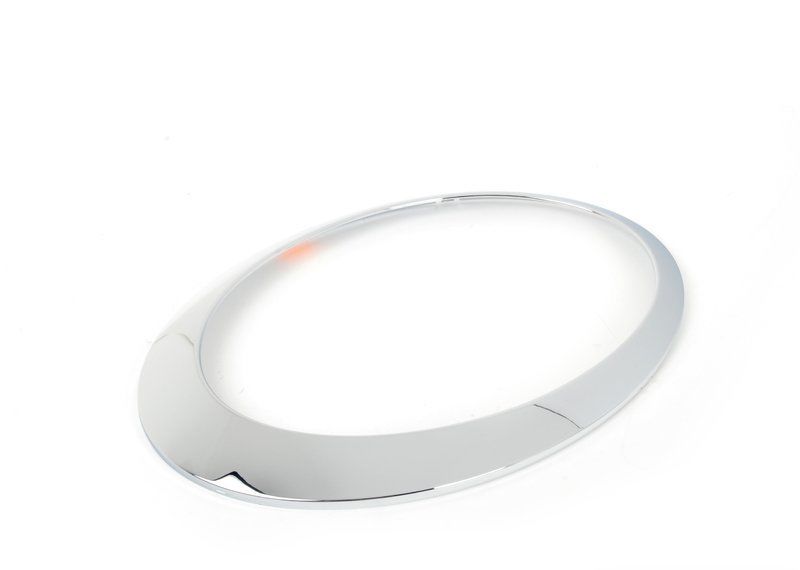 MINI NEW GENUINE COOPER R52 R53 R50 O/S RIGHT CHROME HEADLIGHT TRIM ...