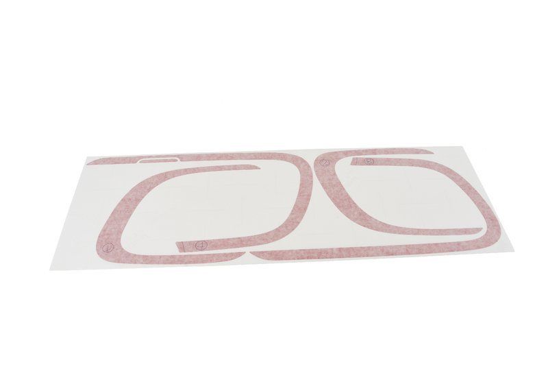 NEW OEM MINI F55 F56 F57 JCW FRONT REAR BUMPER CHILI RED STICKER KIT O ...