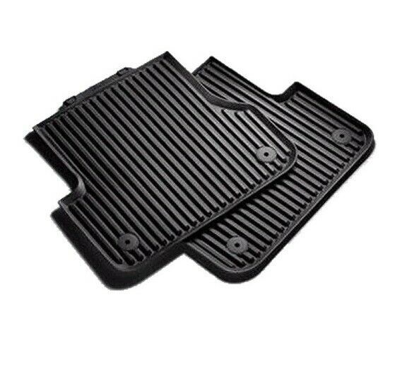 FOR NEW GENUINE AUDI A4 A5 B8 REAR ALL WEATHER RUBBER FLOOR MATS PAIR ...