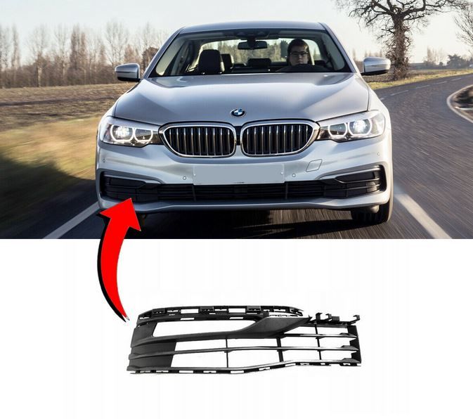 NEW GENUINE BMW 5 SERIES G30 G31 FRONT BUMPER GRILL RIGHT O/S ...