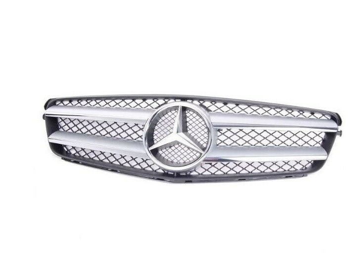 NEW GENUINE MERCEDES BENZ W204 C-CLASS FRONT BUMPER RADIATOR GRILL TRIM ...