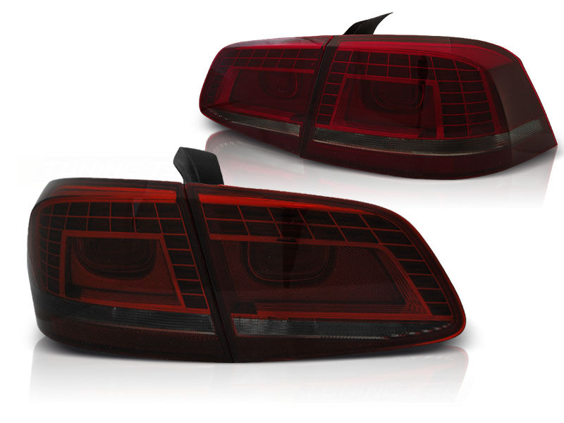 LED TAIL LIGHTS RED SMOKE fits VW PASSAT B7 SEDAN 10.10-10.14 in ...