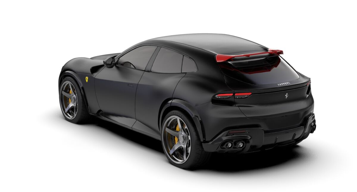 Trunk carbon spoiler for Ferrari Purosangue in Spoilers - buy best ...